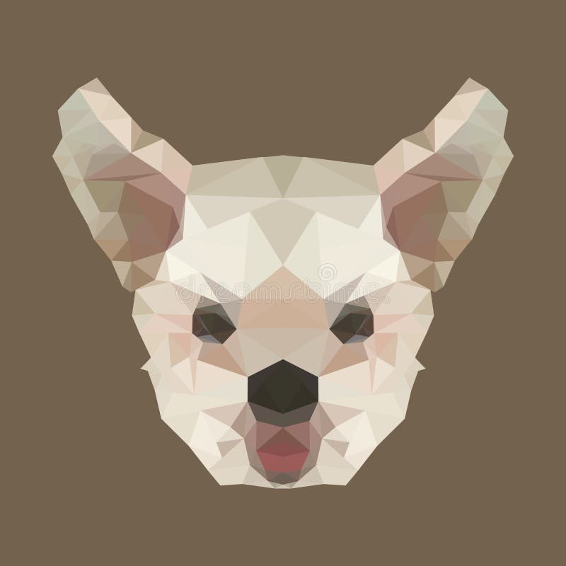 Polygonal Dog S Head, Polygon Animal, Chihuahua Vector Stock Vector ...