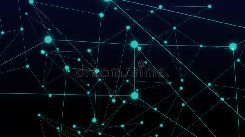 Polygon Dot Line Moving CG Particle Motion Graphics Stock Video - Video ...