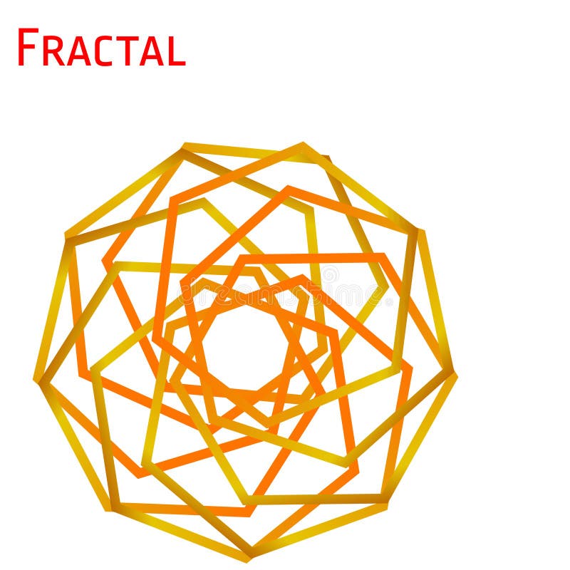 Polygon Figure on a White Background Stock Illustration - Illustration ...