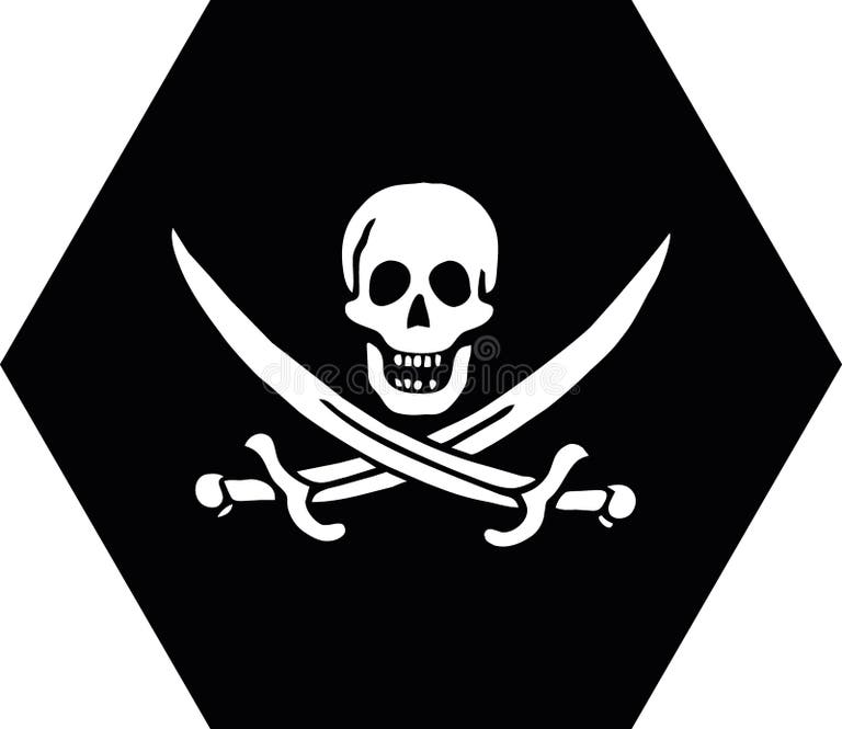 Polygon Flag of JACK RACKHAM (PIRATE FLAG) Stock Vector - Illustration ...