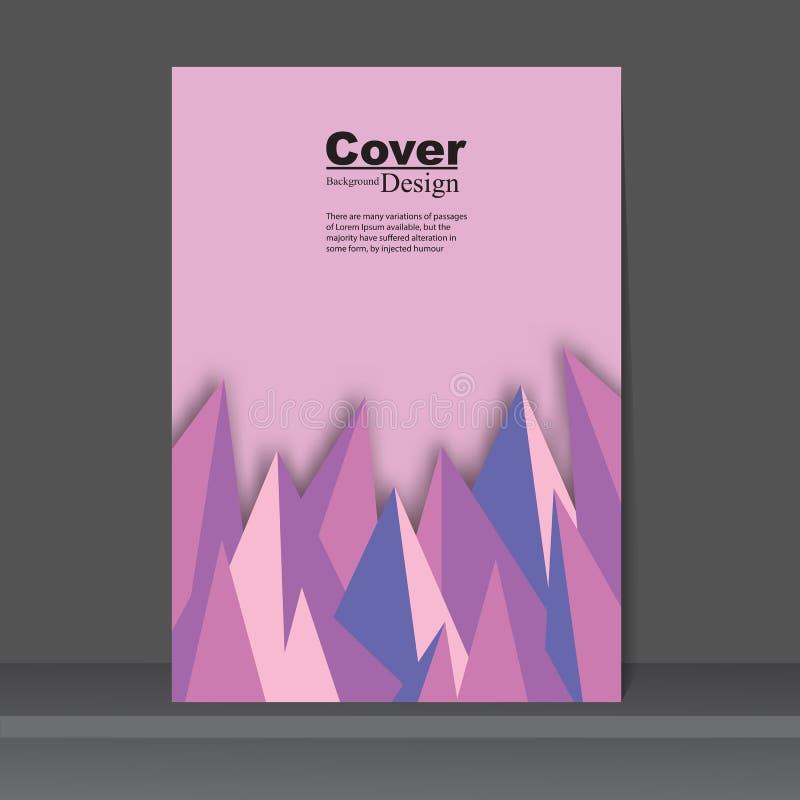 Polygon Geometric Cover Design Template Copy Stock Vector ...
