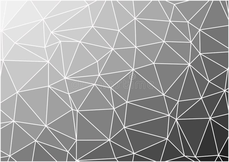 Polygon Gray Background Abstract Stock Vector - Illustration of modern ...