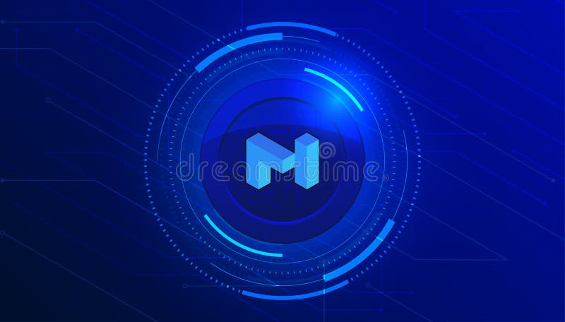 Polygon MATIC Banner. MATIC Coin Cryptocurrency Concept Banner ...