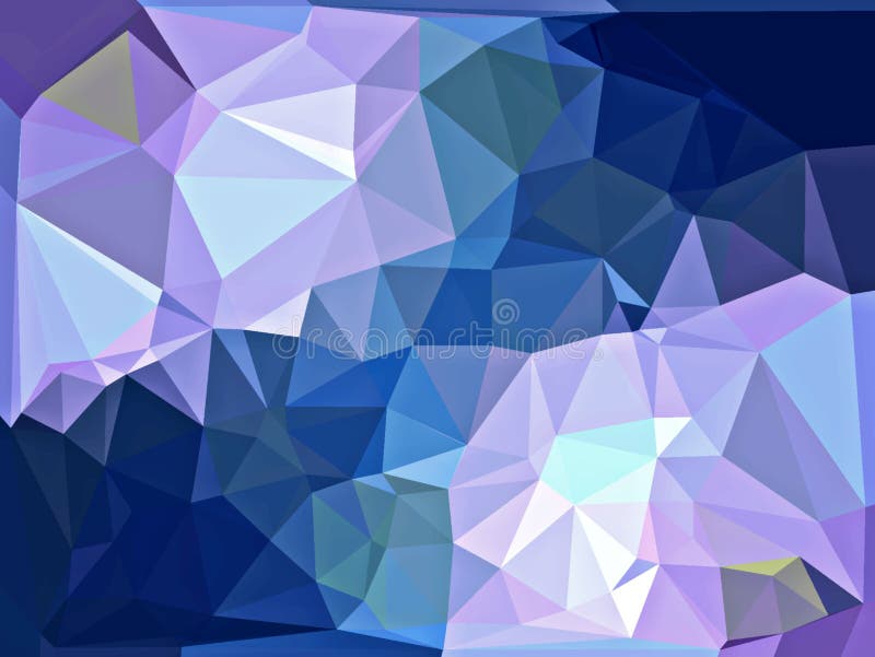 Polygon Mosaic Bright Tone Pattern Stock Illustration - Illustration of ...