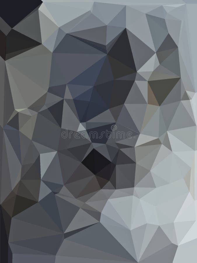 Polygon Mosaic Bright Tone Pattern Stock Illustration - Illustration of ...