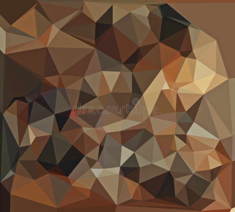 Polygon Mosaic Bright Tone Pattern Stock Illustration - Illustration of ...