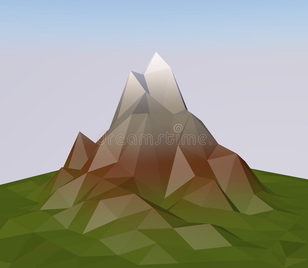Triangular Mountain Stock Illustrations – 1,320 Triangular Mountain ...