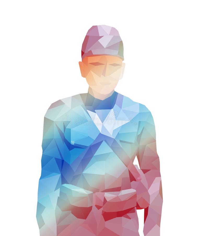 Polygon Old Style Soldier Army Stock Illustrations – 9 Polygon Old ...