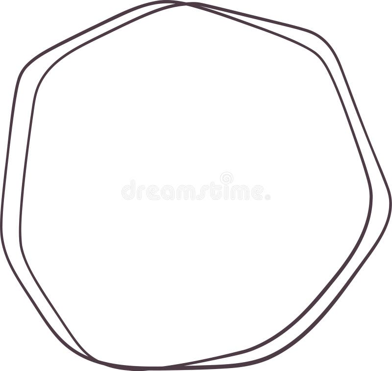 Polygon Outline Frame stock vector. Illustration of symbol - 319732719