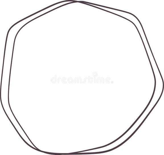 Polygon Outline Frame stock vector. Illustration of symbol - 319732719