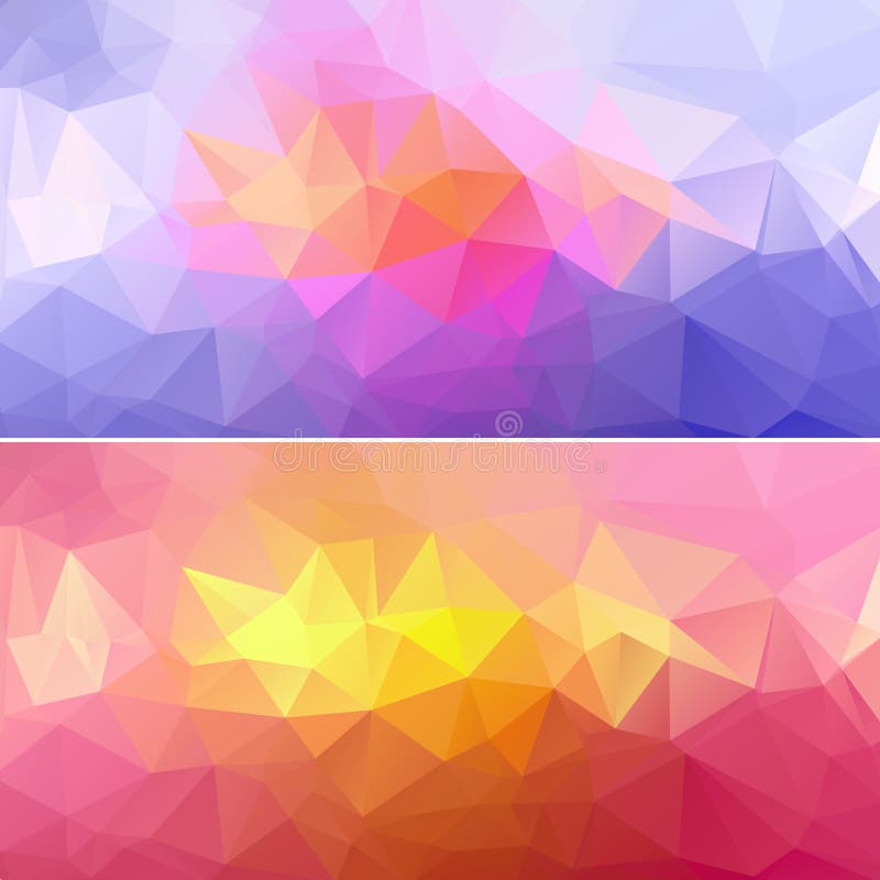 Polygon Paper Backgrounds 01 Stock Illustrations – 1 Polygon Paper ...