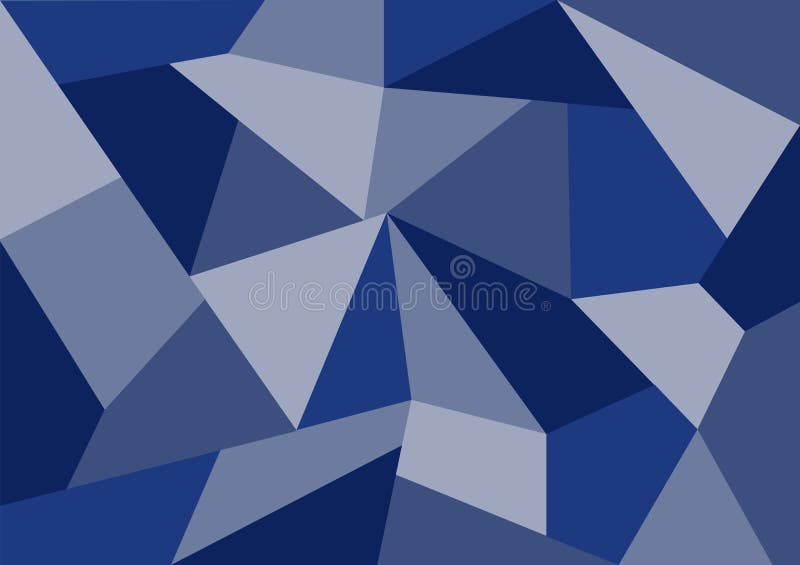 Polygon Pattern Background with Blue Colors Stock Vector - Illustration ...