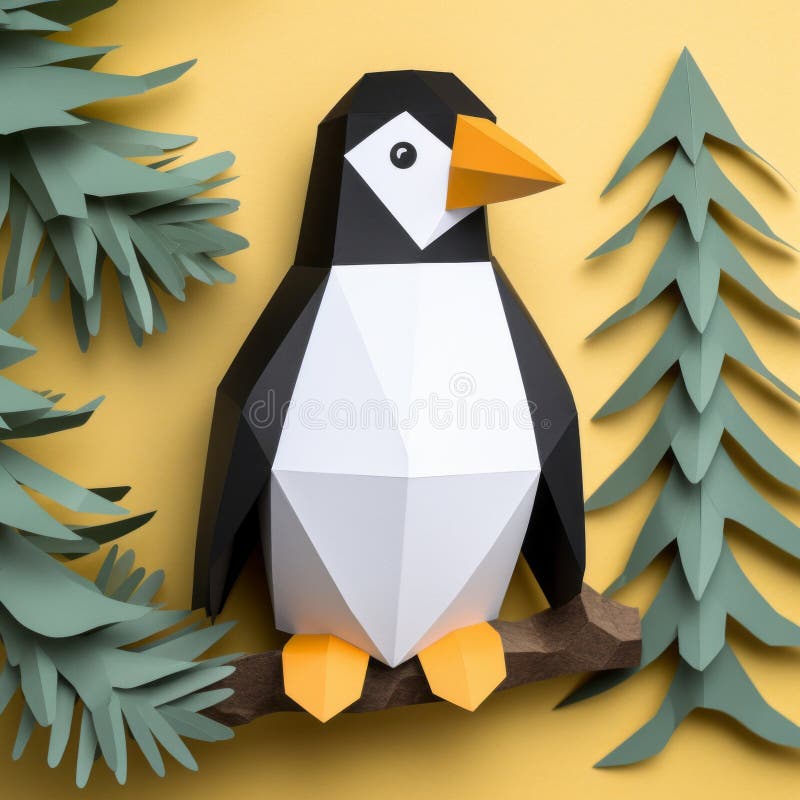 Polygon Penguin Stock Illustrations – 347 Polygon Penguin Stock ...