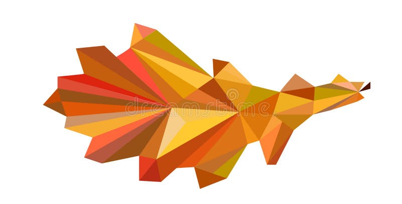 Polygon Oak Leaf Stock Illustrations – 101 Polygon Oak Leaf Stock ...