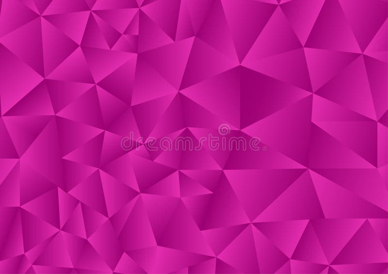 Polygon Pink Background Pattern Wallpaper Vector Illustration Stock ...