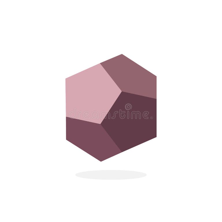 Polygon Rock Image. Vector Illustration Stock Vector - Illustration of ...