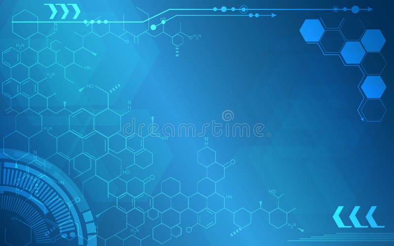 Polygon Science Abstract Background Stock Vector - Illustration of ...