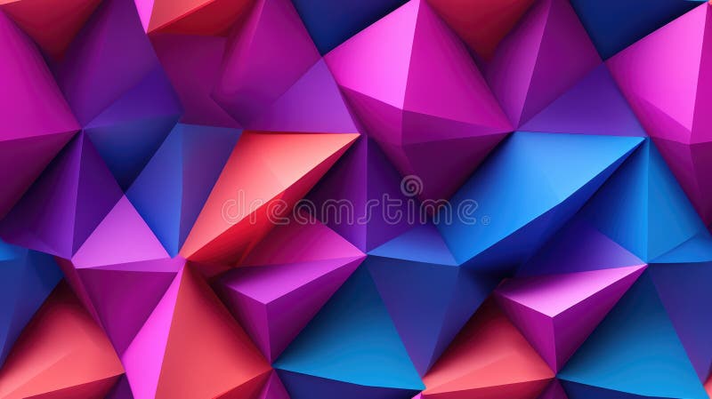 Polygon Seamless . Colorful Modern Low Poly Abstract Background Stock ...
