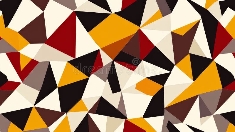 Polygon Shapes Design Aesthetic Pattern Background, Yellow, Brown ...