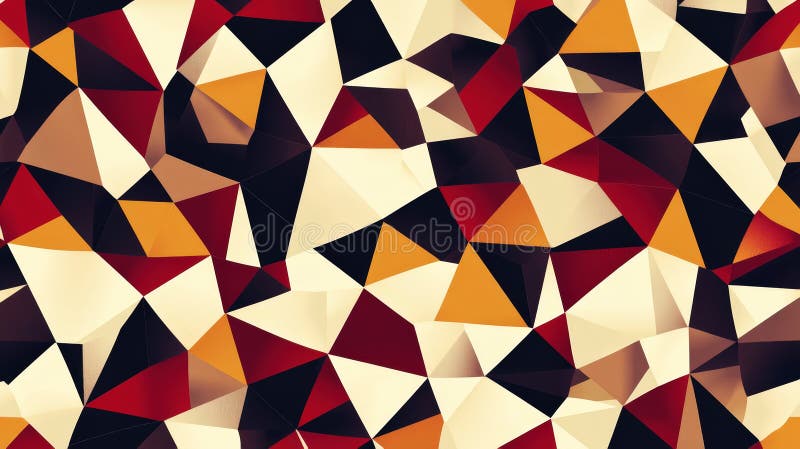 Polygon Shapes Design Aesthetic Pattern Background, Yellow, Brown ...