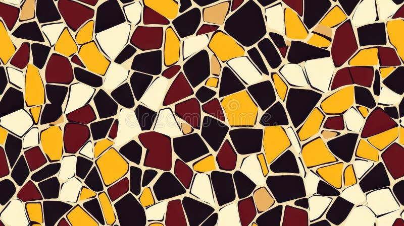 Polygon Shapes Design Aesthetic Pattern Background, Yellow, Brown ...
