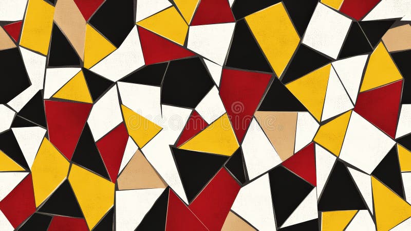Polygon Shapes Design Aesthetic Pattern Background, Yellow, Brown ...