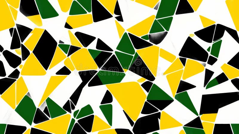 Polygon Shapes Design Aesthetic Pattern Background, Yellow, Green ...