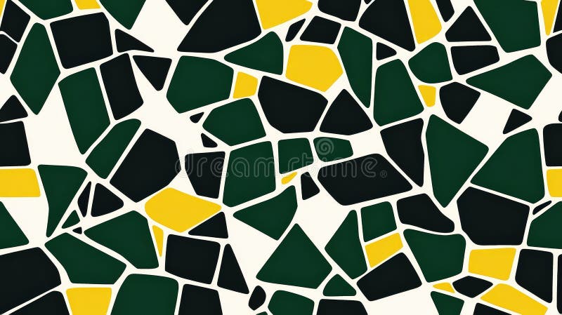 Polygon Shapes Design Aesthetic Pattern Background, Yellow, Green ...