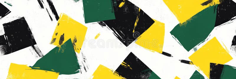 Polygon Shapes Design Aesthetic Pattern Background, Yellow, Green ...
