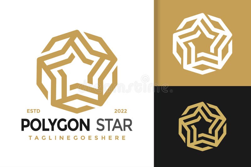 Polygon Star Logo Design, Brand Identity Logos Vector, Modern Logo ...