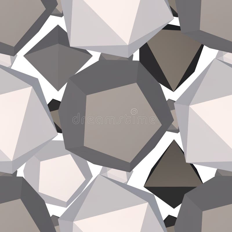 Polygon Surface Seamless Pattern. Stock Vector - Illustration of ...