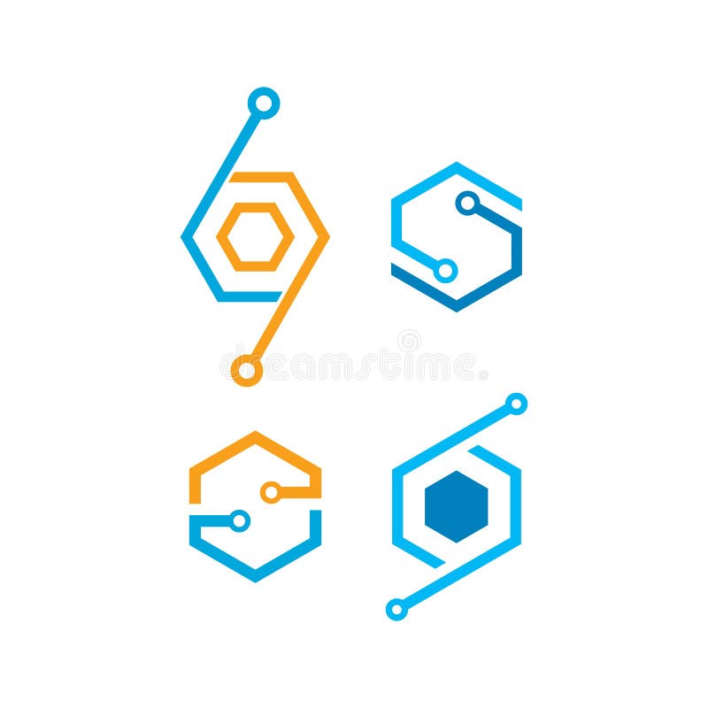 Polygon Technology Symbol Logo Vector Icon Illustration Stock Vector ...