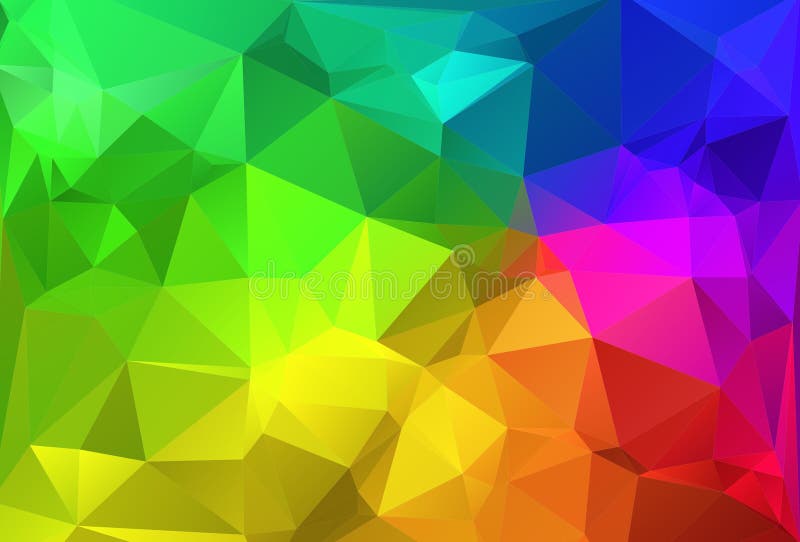 Polygon Triangle Abstract Background Colorful Rainbow Stock ... Polygon Triangle Abstract Background Colorful Rainbow Stock ...