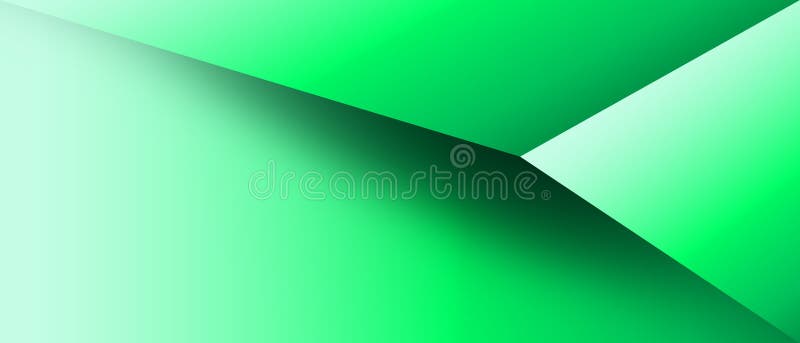 Polygon Triangle in Green Gradient Background Stock Illustration ...