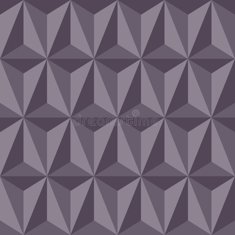 Polygon Triangles. Seamless Pattern Stock Illustration - Illustration ...