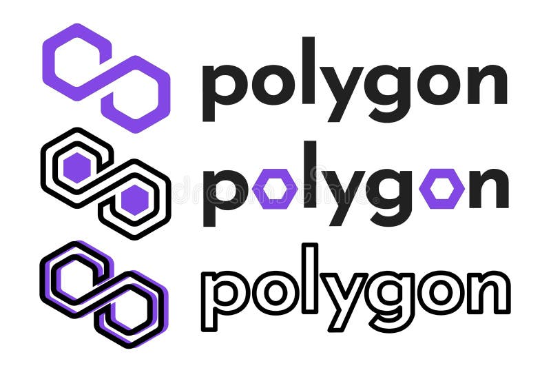 Polygon Vector Logo Text Icon Author S Development Editorial ...