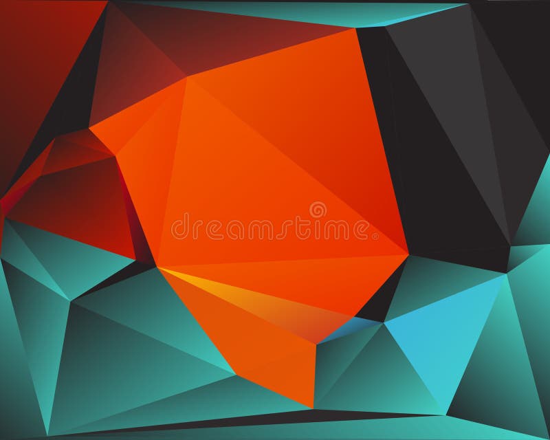 Polygonal Abstract Background Stock Vector - Illustration of artwork ...