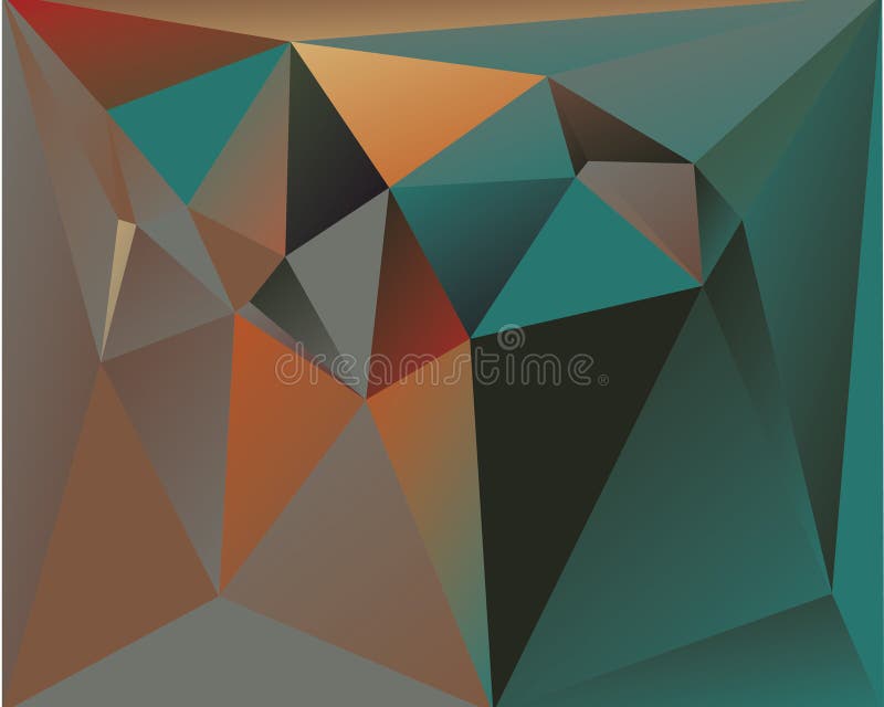 Polygonal Abstract Background Stock Vector - Illustration of crystal ...