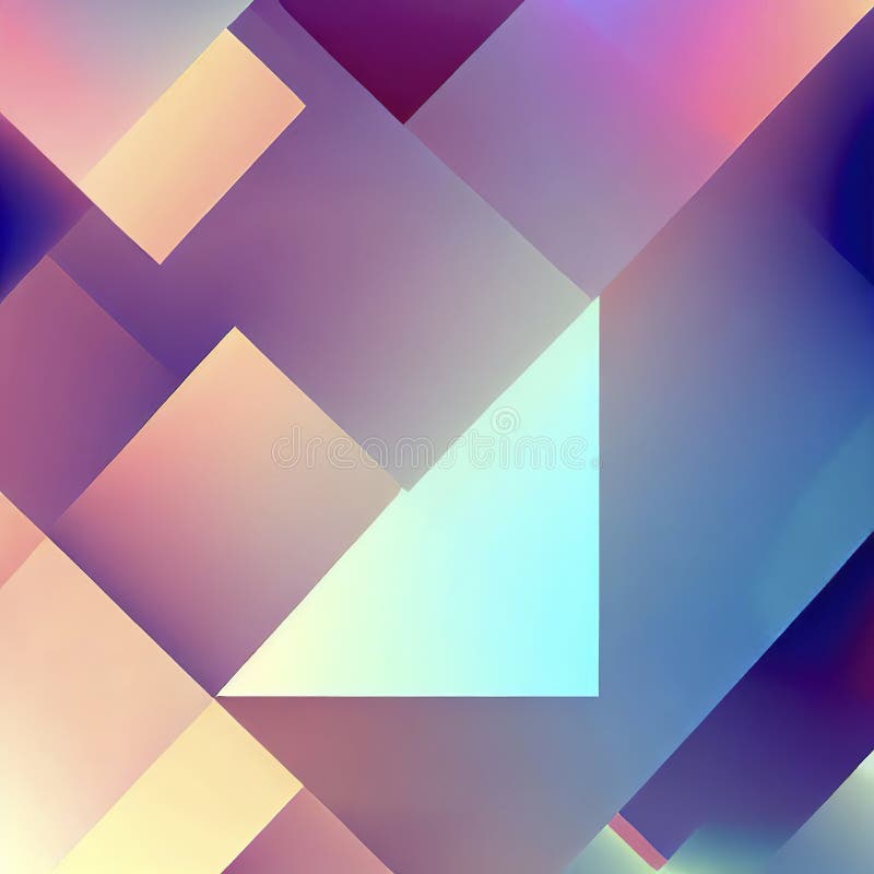 Polygonal Abstract Background with Squares. Colorful Gradient Design ...