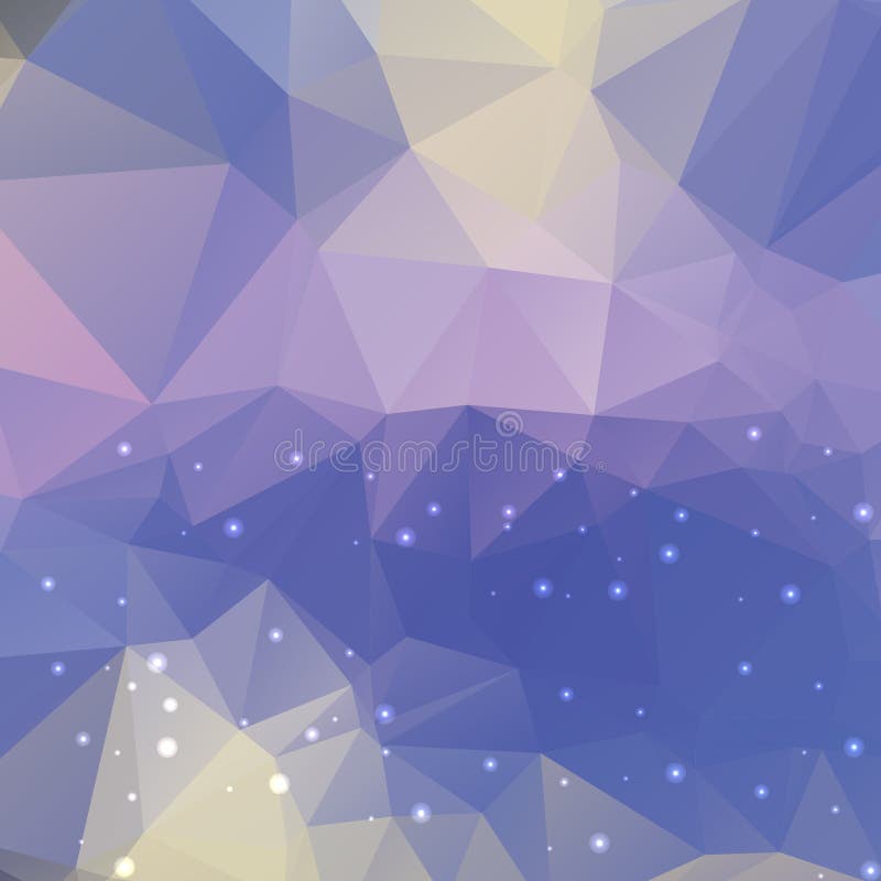 Polygonal Abstract Geometry Background with Shiny Elements Stock Vector - Illustration of ...