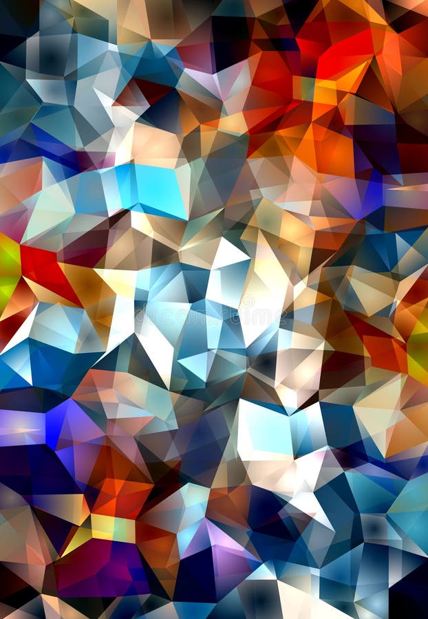 Polygonal Abstract stock illustration. Illustration of abstract - 130186494