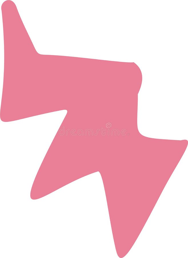 Polygonal Angular Geometric Shape. Irregular Handdrawn Freeform Stock ...