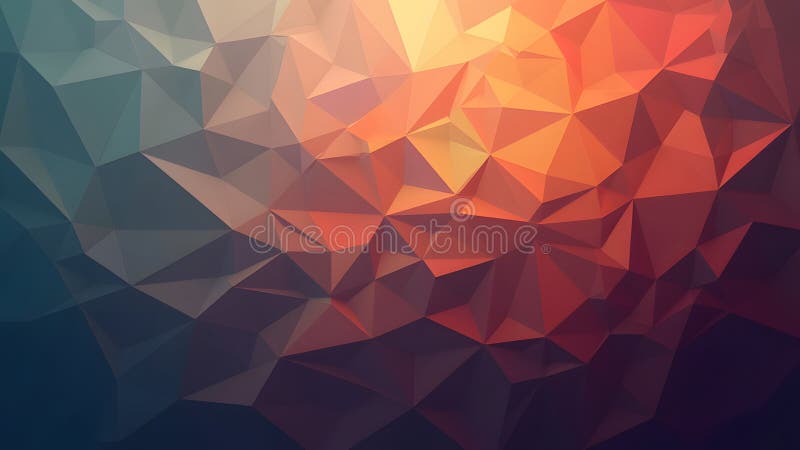 A Polygonal Background Using Sharp-edged, Multi-colored Shapes in a ...