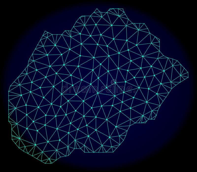 Polygonal Carcass Mesh Vector Abstract Map of Alegranza Island Stock ... Polygonal Carcass Mesh Vector Abstract Map of Alegranza Island Stock ...