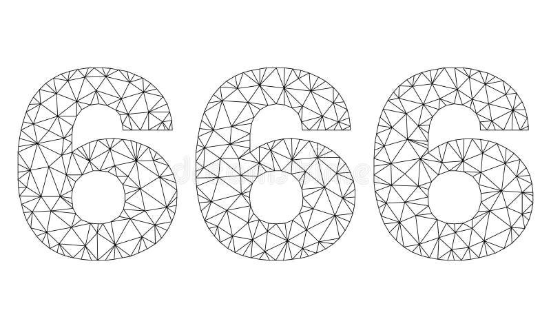 Devil's number 666 stock illustration. Illustration of religion - 13284740