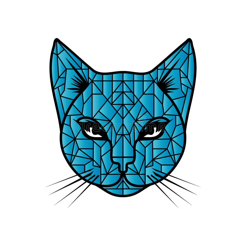 Polygonal Cat Face Stock Illustrations – 830 Polygonal Cat Face Stock ...