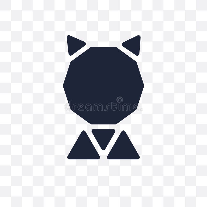 Polygonal Cat Transparent Icon. Polygonal Cat Symbol Design from Stock ...