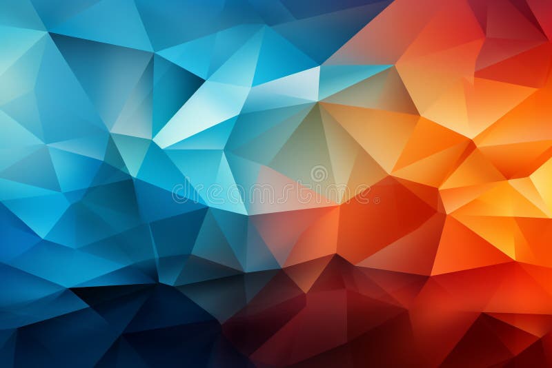 Polygonal Color, Abstract Background, Abstract Geometric Origami Style ...