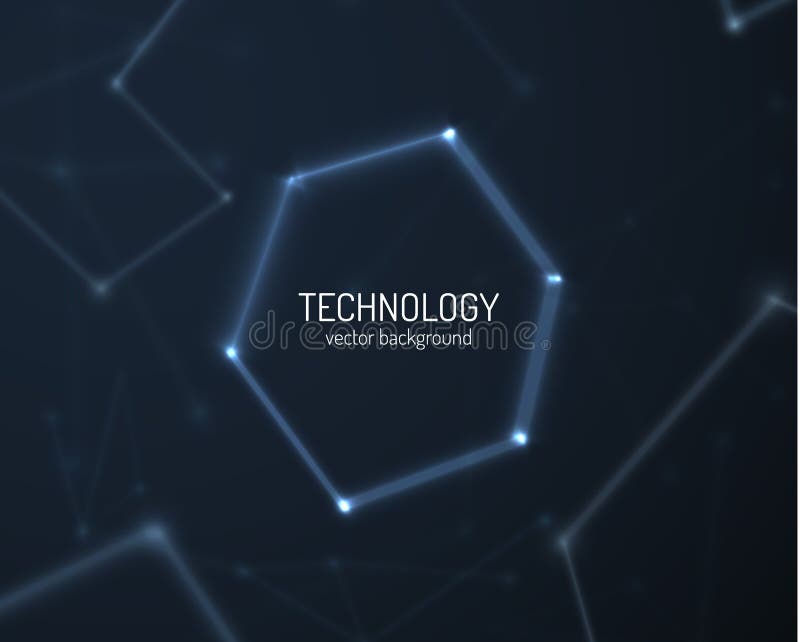 Polygonal Connections Vector Background. EPS10. Stock Vector ...