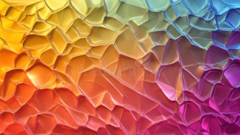 Polygonal Crystalline Surface Gradient Texture Creating Depth Stock ...